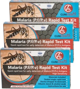 Clinihealth Malaria Rapid Test - 3 Pack First Aid Kit | Makro
