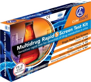 Clinihealth 5 Panel Multi Drug Test First Aid Kit | Makro