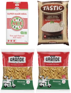 Tastic, ACE, Grande Rice, Macaroni & Maize Combo Edible Combo | Makro