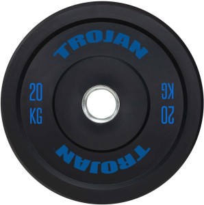 Trojan Rubber Bumper Plate Black Weight Plate | Makro