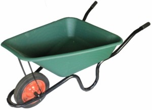 generic Heavy Duty Gardening Wheelbarrow with Polypan Tray Wheel Barrow ...