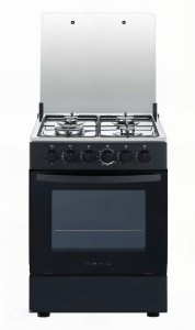 Obac OB600G Steel Automatic Gas Stove with Oven | Makro