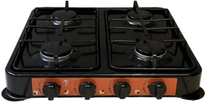GOOD Mama 4 Plate European Gas Stove Stainless Steel Manual Gas Stove ...