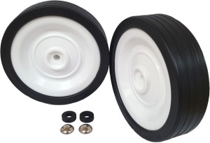 ROTOSURE R160/42 Plastic Wheel Set of 2 White, Black 160 cm Generator ...