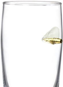 Mugshot Beer Glass with Bullet Embed Beer Glass | Makro