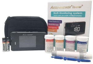 ACCU-ANSWER Cholesterol, Glucose, Hemoglobin & Uric Acid Blood Test ...