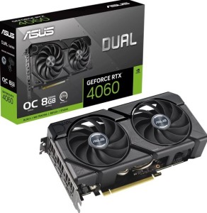 ASUS NVIDIA Dual Nvidia GeForce RTX 4060 EVO OC Edition 8GB GDDR6 ...