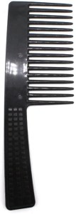 Generic Black Wide Tooth Detangling Rake Comb | Makro