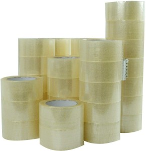 UNITAC Packaging Tape Clear 48mm x 50m box of 36 500 cm Masking Tape ...
