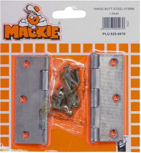 Mackie PLU929 4970 Butt/Mortise Hinge | Makro