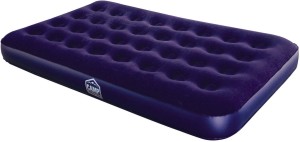 Camp Master Flocked Air Bed Twin Leatherette 2 Seater Inflatable Sofa ...