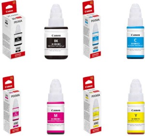 Canon GI-490 Black, Cyan, Magenta, Yellow Ink Bottle | Makro
