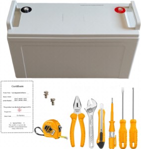 Solar Battery 100Ah 12V With 7pcs Ingco Tool Set SNP 12-100 Sealed ...
