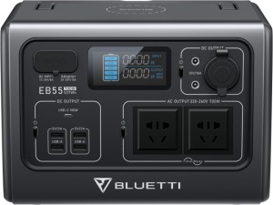 BLUETTI EB55 Portable Power Station | 700W 537Wh Pure Sine Wave ...