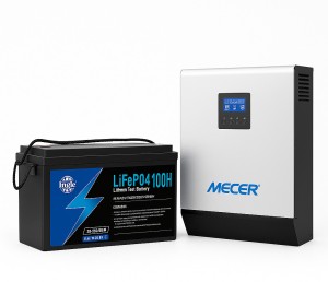 Mecer 3000W Hybrid Inverter | 2.56kWh Ingle Lithium Battery Combo Pure ...