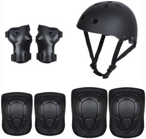 HOME GYM Child Skateboard Balance Wheel Protector Pads & Helmet 7 Piece ...