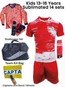 Tradesia Kids 13/16 Years - Sublimated Sports Kits -Packs of 14 ...