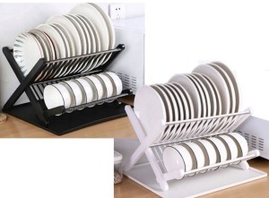 Import Plate & Bowl Rack Wood Organizer Kitchen Rack | Makro