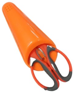 Generic SD938-12 Orange Kitchen Scissors With Magnetic Holder Stainless ...