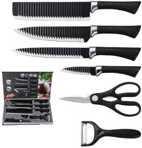 Generic Kitchen Knives Set Steel Knife, Scissor, Peeler Kitchen Tool ...