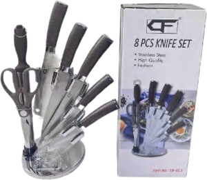CF DF-013 8 Pieces - Stainless Steel Kitchen Knife Set Steel Knife ...