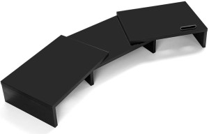 Bontec Dual Monitor Swivel Desktop Stand Riser Adjustable Length Mobile ...