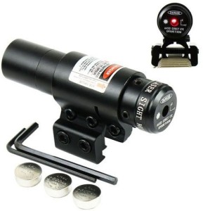 Tactical Red Laser Beam Dot Sight Scope For Gun Rifle Weaver Mount Rail ZAR64 | Makro