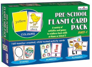 Creatives Pre-School Flash Card Pack - Shapes, Numbers, Alphabet ...