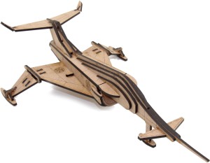 Wow We 3D WOODEN MODEL | AEROPLANE |ANGEL INTERCEPTOR JET Activity Toys ...