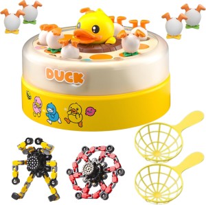 Shopnmore Duck Catching Game and 2 Transformable Fidget Spinners ...