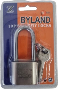 Byland Padlock 40mm with 4 keys heavy duty long steel Padlock | Makro
