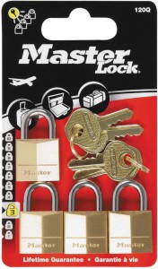 Master Lock Ka Brass Lock 4Pk Padlock | Makro