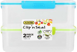 Addis Clip 'N Seal Set 2 Containers Lunch Box | Makro