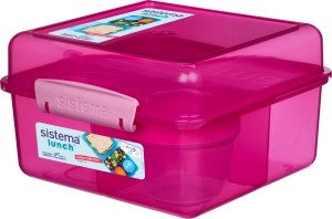 Sistema Lunch Cube Maxi With 1 Pot 2 Containers Lunch Box | Makro