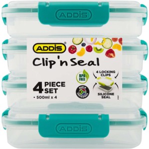 Addis Clip 'N Seal Set 1 Containers Lunch Box | Makro