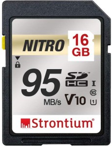 Strontium NITRO SDHC 95 MB/s Memory Card | Makro