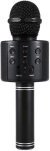 bluetooth karaoke microphone with speaker - Black MIC BLACK Microphone ...