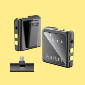 Earldom MC10C AfroCrafts Portable Wireless Collar Clip Microphone ...