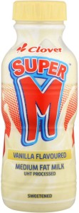 Clover Super M Flavoured Medium Fat Milk, Vanilla Flavour | Makro