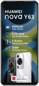 Huawei Nova Y63 (Black, 128 GB) | Makro