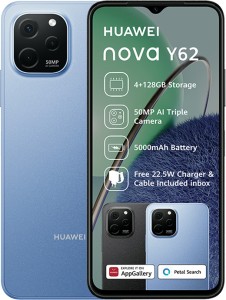 Huawei Nova Y62 4G Dual Sim 128GB (Blue, 128 GB) | Makro