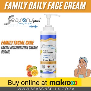SEASONSPLUS FAMILY DAILY MOISTURIZING FACIAL CREAM 500ML | Makro