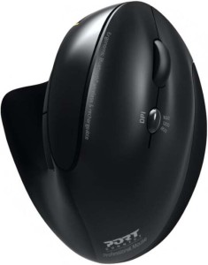 Port Port Connect Wireless Rechargeable Ergonoc Mouse Bluetooth – Black ...