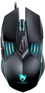 T-wolf USB Wired Gaming Mouse 3600DPI Adjustable Ergonomic Computer ...