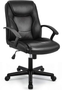 Designer Concepts Rykers Office Chair - Black Office Adjustable Arm ...