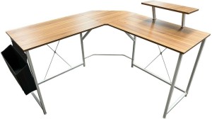 focus Octagon Office Desk With Monitor Stand Office Table | Makro