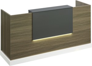 KC FURN LED Reception Desk Multipurpose Table | Makro