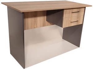 Flatpack DIY London 2 Drawer Desk 120cm Engineered Wood Study Table | Makro