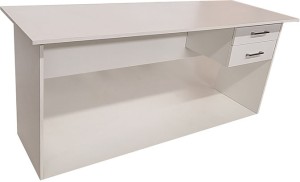 Flatpack DIY London 2 Drawer Desk 180cm Engineered Wood Study Table | Makro