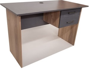 Flatpack DIY London 2 Drawer Desk 120cm Engineered Wood Study Table | Makro